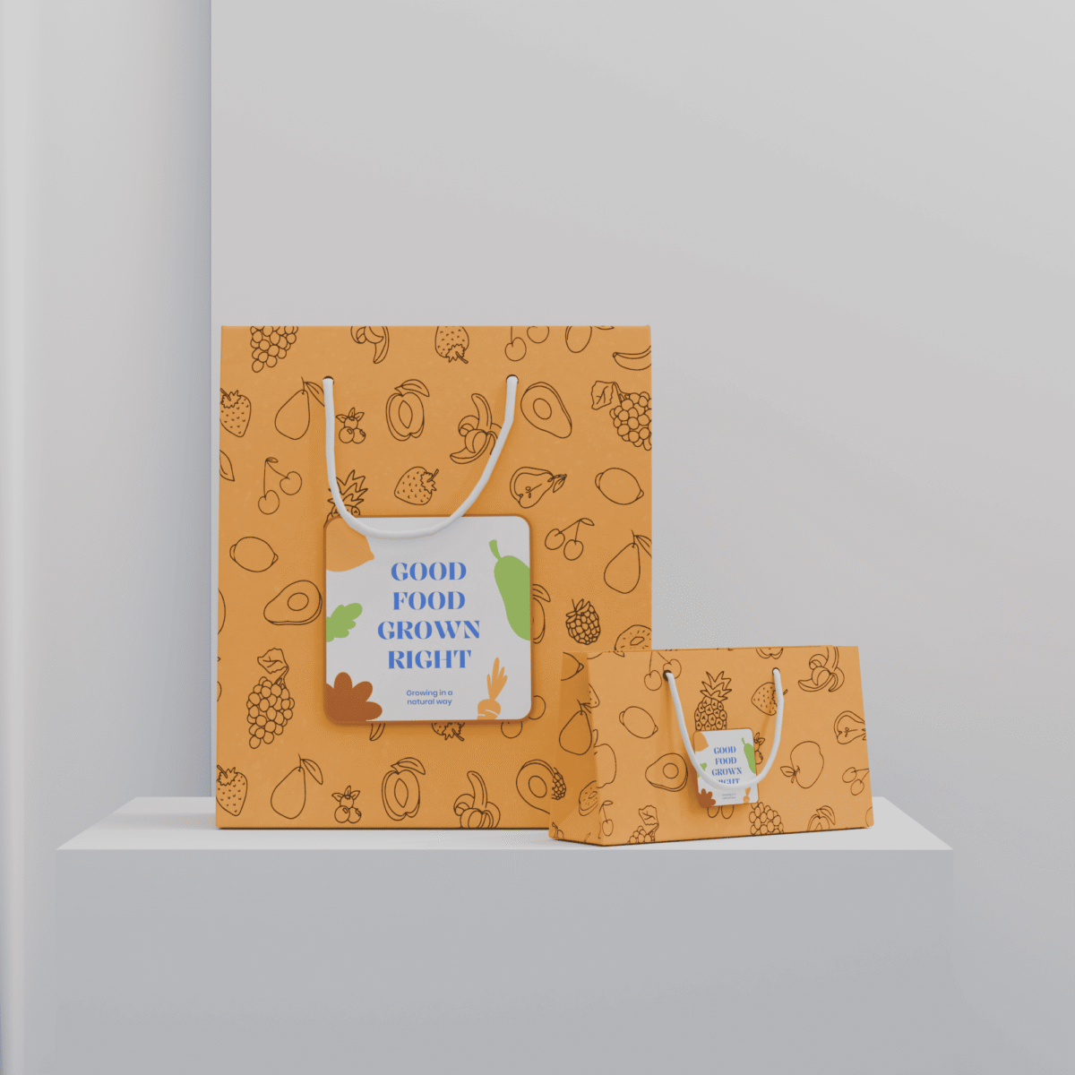Golden Doodle Art Tip-On Paper Bags Manufacturer in India